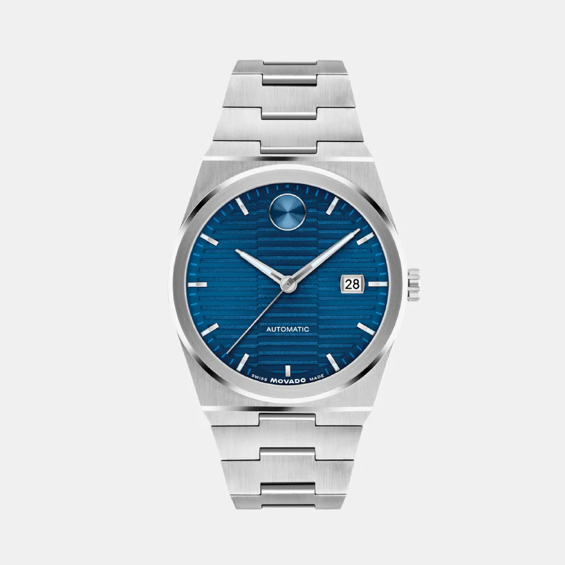 Bold Quest Unisex Automatic Blue Dial Analog Stainless Steel Watch ...